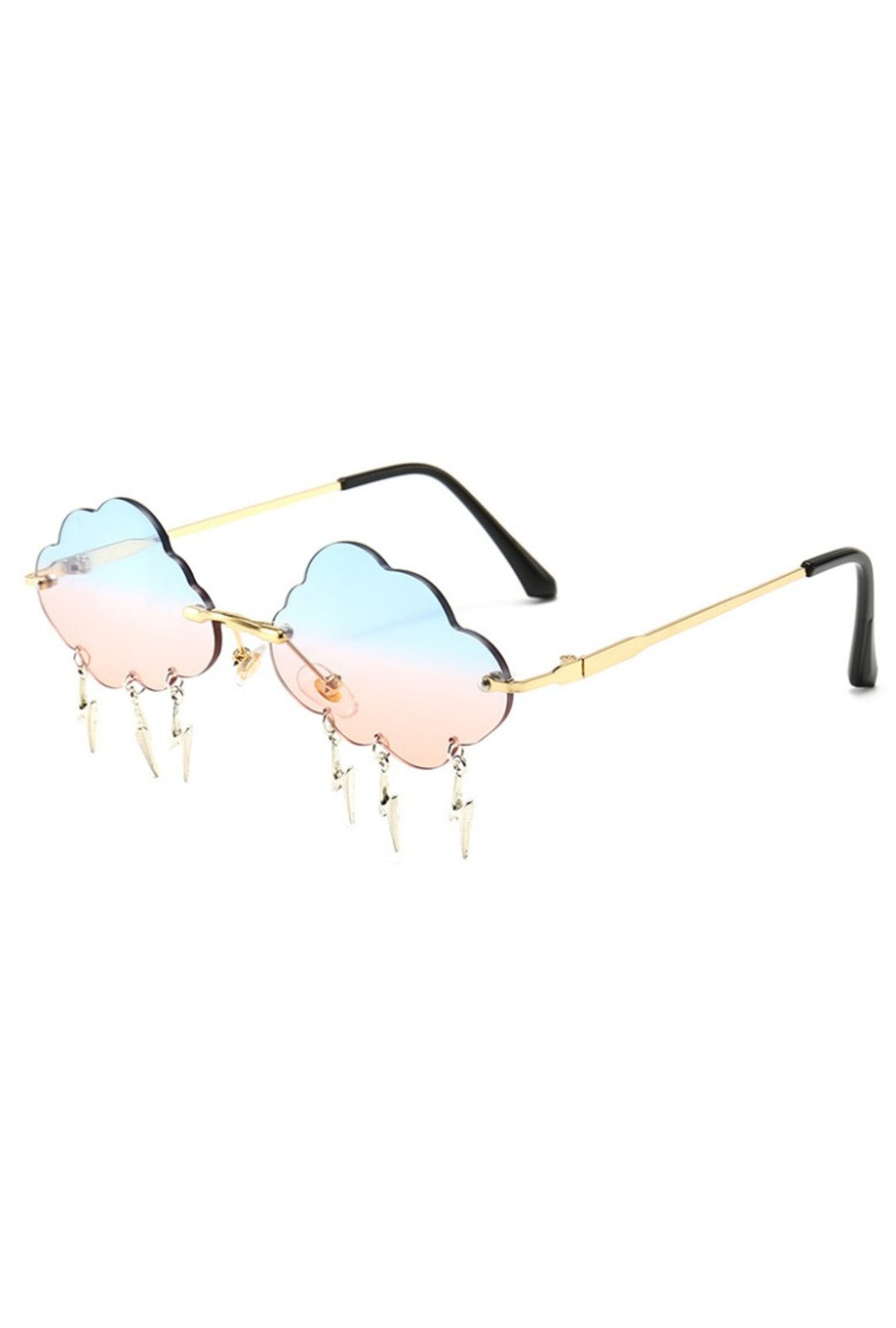 Blue and Pink Cloud & Lightning Fashion Glasses Perth | Hurly-Burly