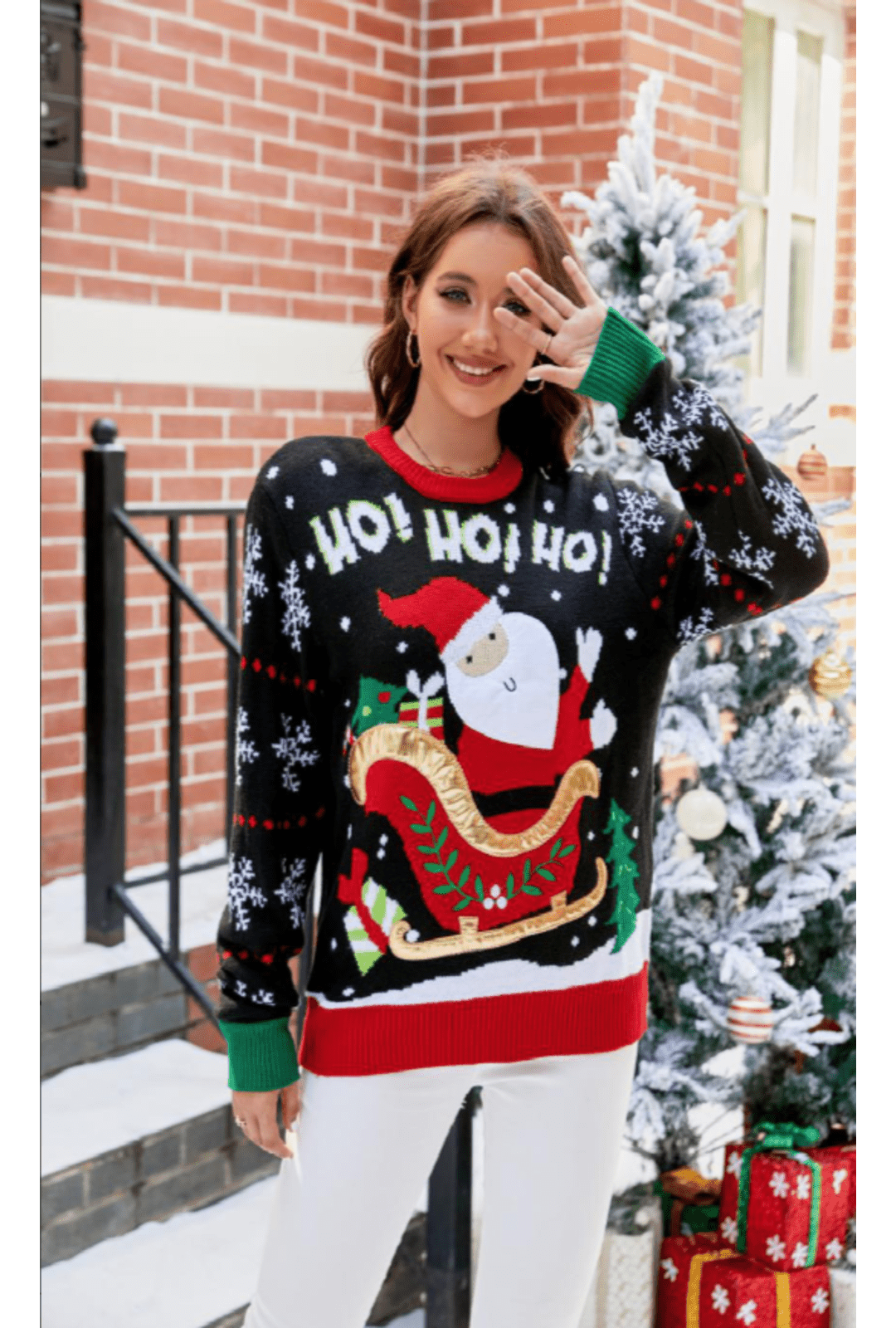 Santa Sleigh Sweater Perth | Hurly-Burly