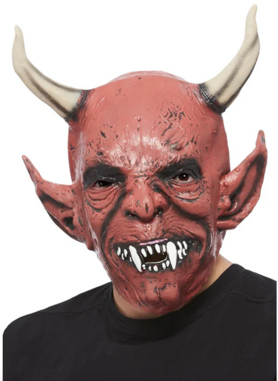 Red Latex Devil Mask Perth | Hurly Burly – Hurly-Burly