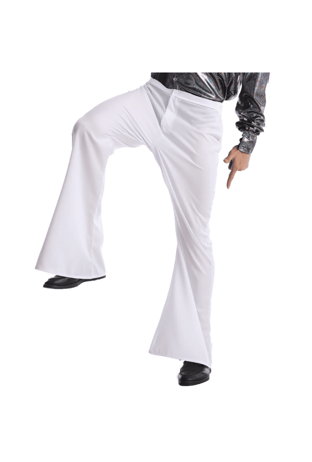 Men's White Disco Flare Pants Perth | Hurly Burly – Hurly-Burly