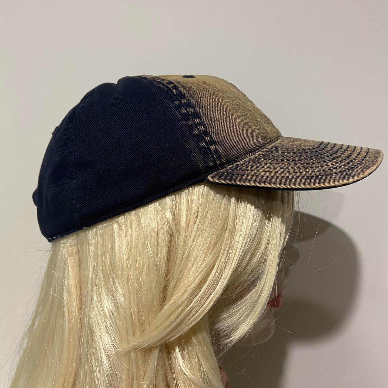 Navy Blue Distressed Baseball Cap – Hurly-Burly
