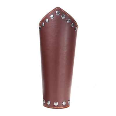 Brown Pleather Roman Wrist Gauntlets Perth | Hurly Burly – Hurly-Burly