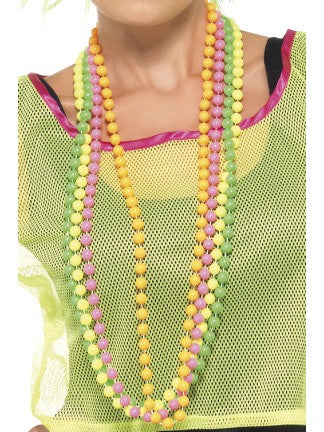 80's Fluro Bead Necklace – Hurly-Burly