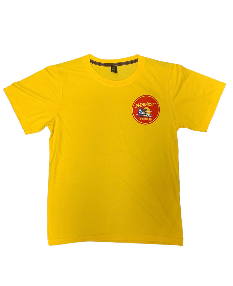 Men's Baywatch Yellow T-shirt - Hurly-Burly