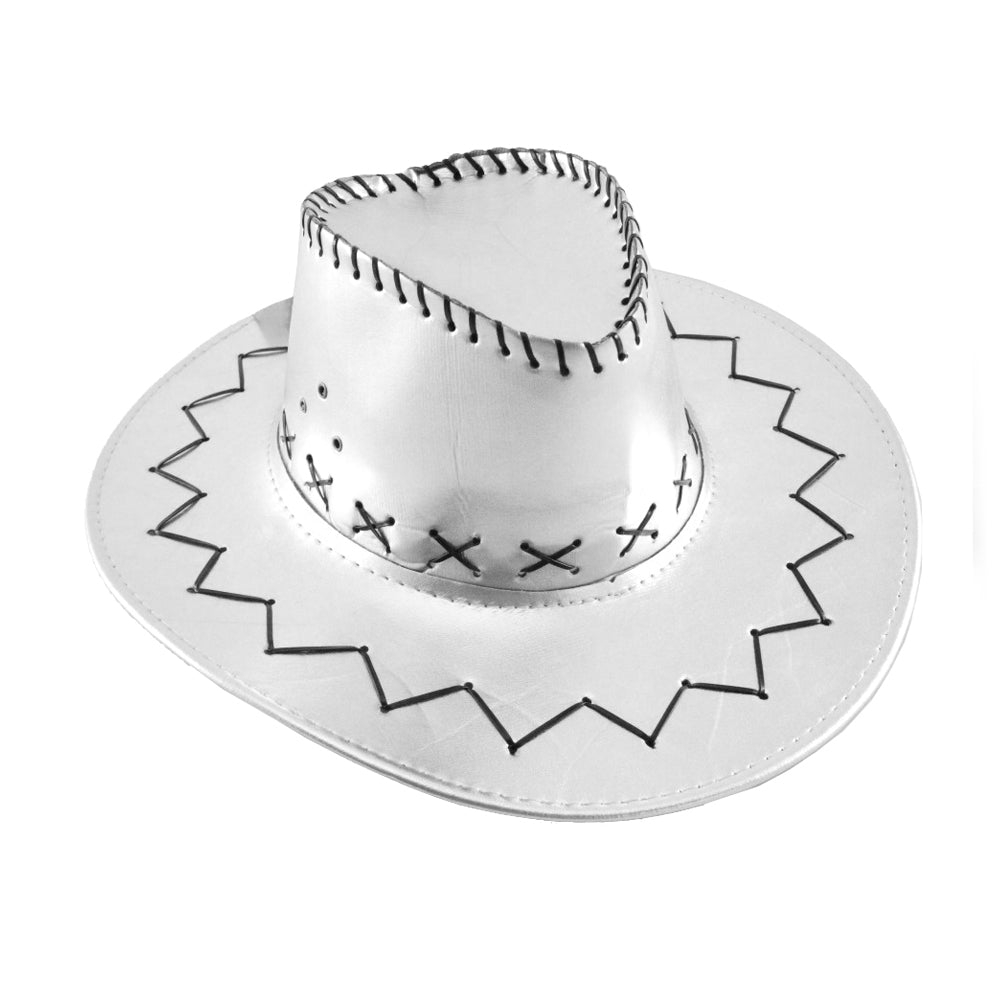 Metallic Silver Cowboy Hat | Hurly Burly – Hurly-Burly