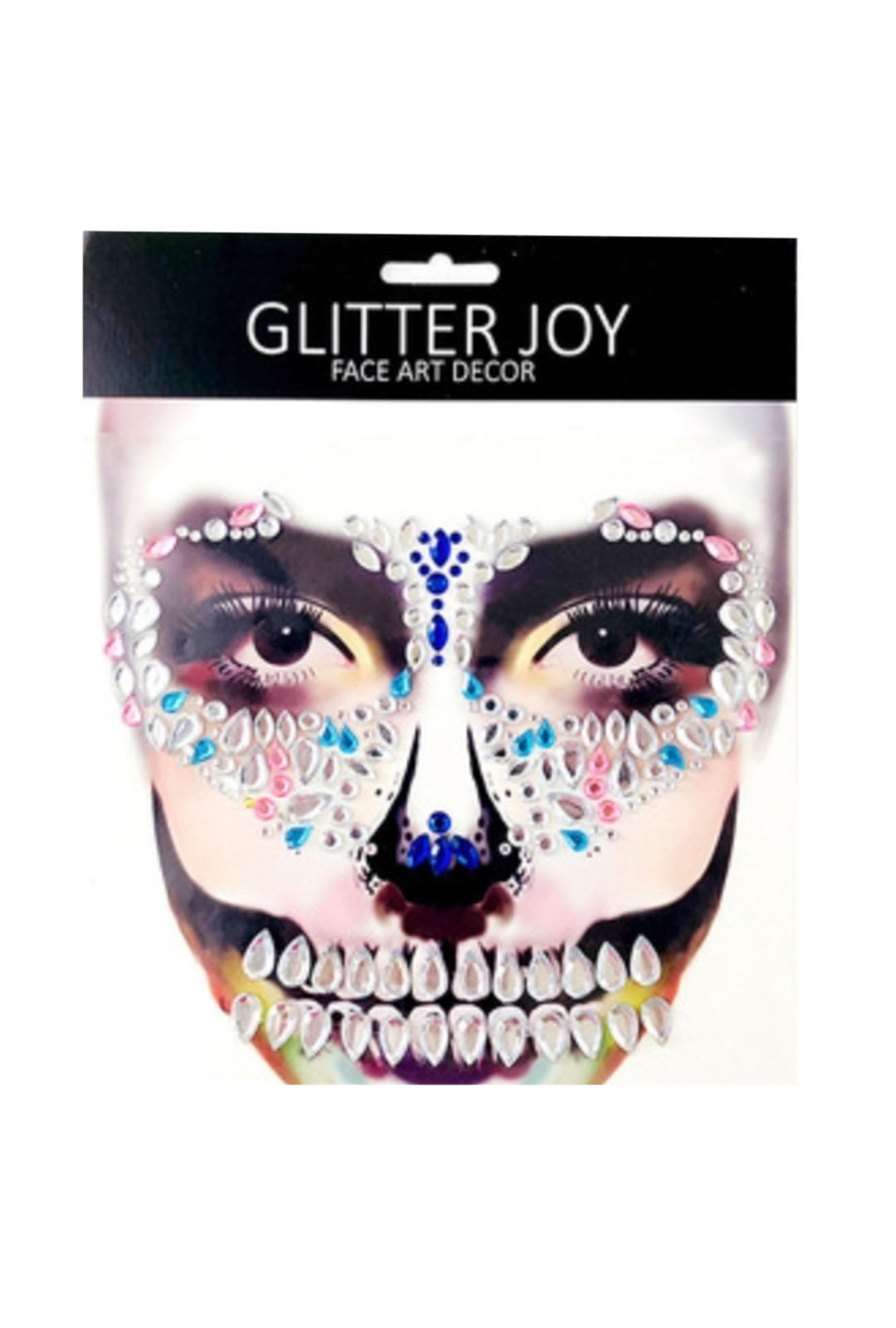 Pink and Blue Skull Face Jewels Perth | Hurly-Burly