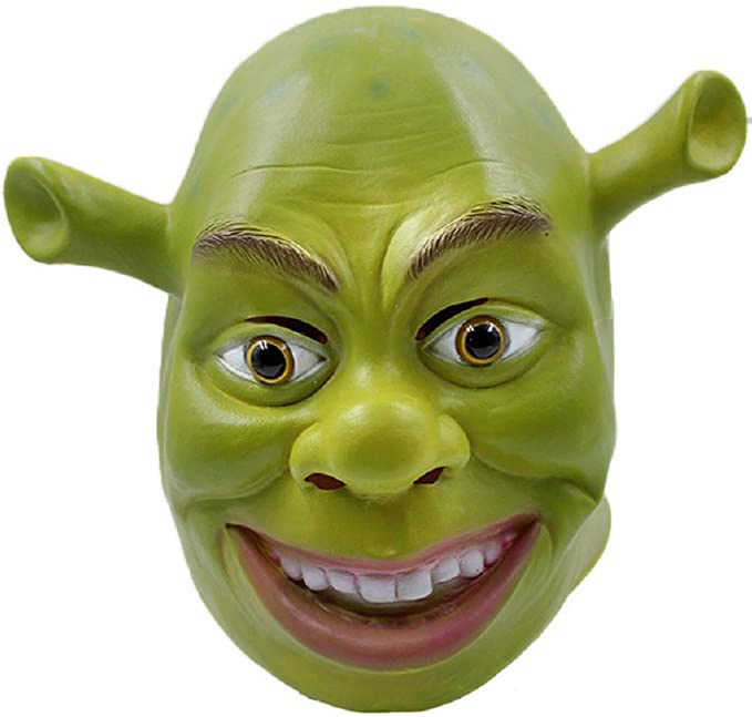 Full Head Shrek Mask Perth | Hurly Burly - Hurly-Burly